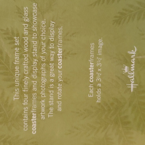 Hallmark | Accents | Vintage Hallmark Coaster Frames With Display Stand ...
